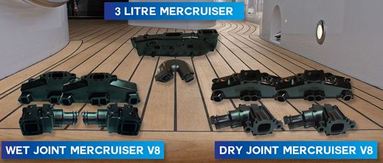 Marine Manifolds Risers Chrysler, Mercruiser Volvo OMC Australia