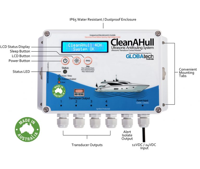 Ultrasonic Antifoul System