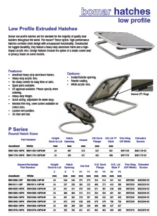 Bomar Hatches & Parts